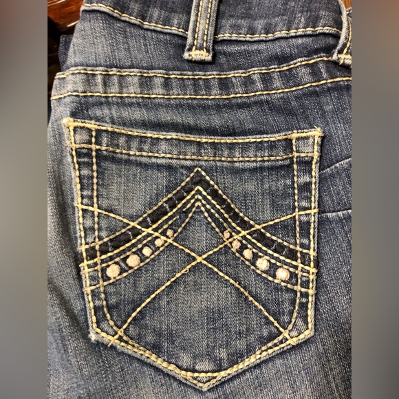 Ariat | Jeans | Ariat Real Denim Womens 27r Thick Stitch Boot Low Rise ...